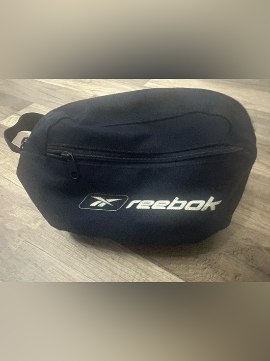 Reebok | Bags | Reebok Black Waist Pack With White Logo | Poshmark